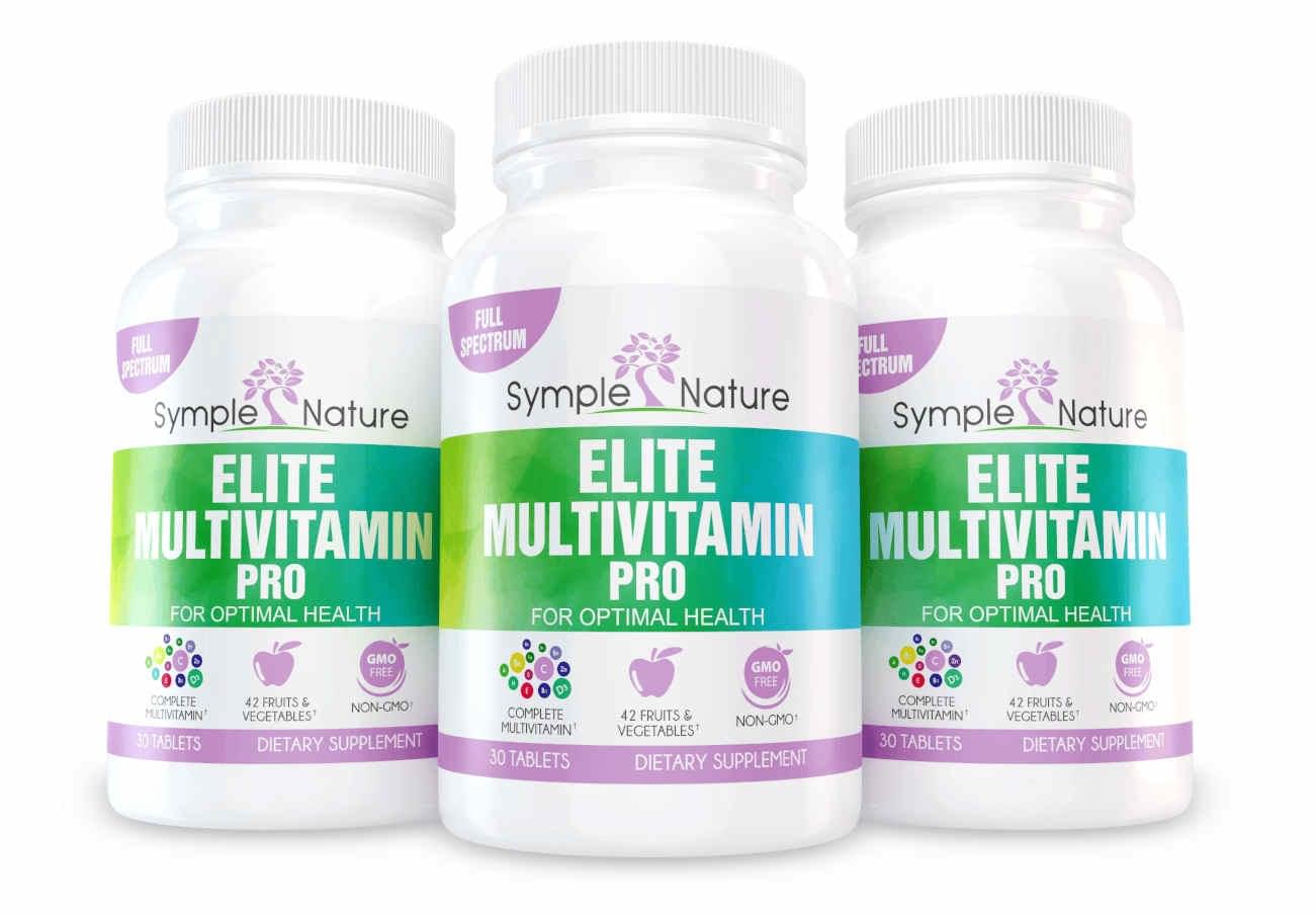 Buy Elite Multivitamin Pro – 3 Bottle Pack | Symple Nature