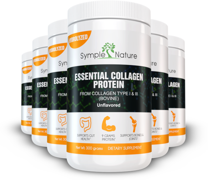 Essential Collagen Protein 6-Pack | Symple Nature Collagen for Long ...